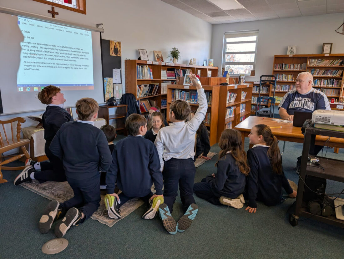 Writing Olympics: Author hosts creative event for students at Lock ...